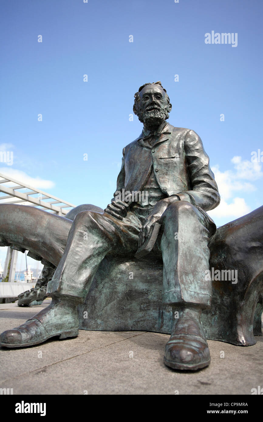 Statue jules verne vigo hi-res stock photography and images - Alamy