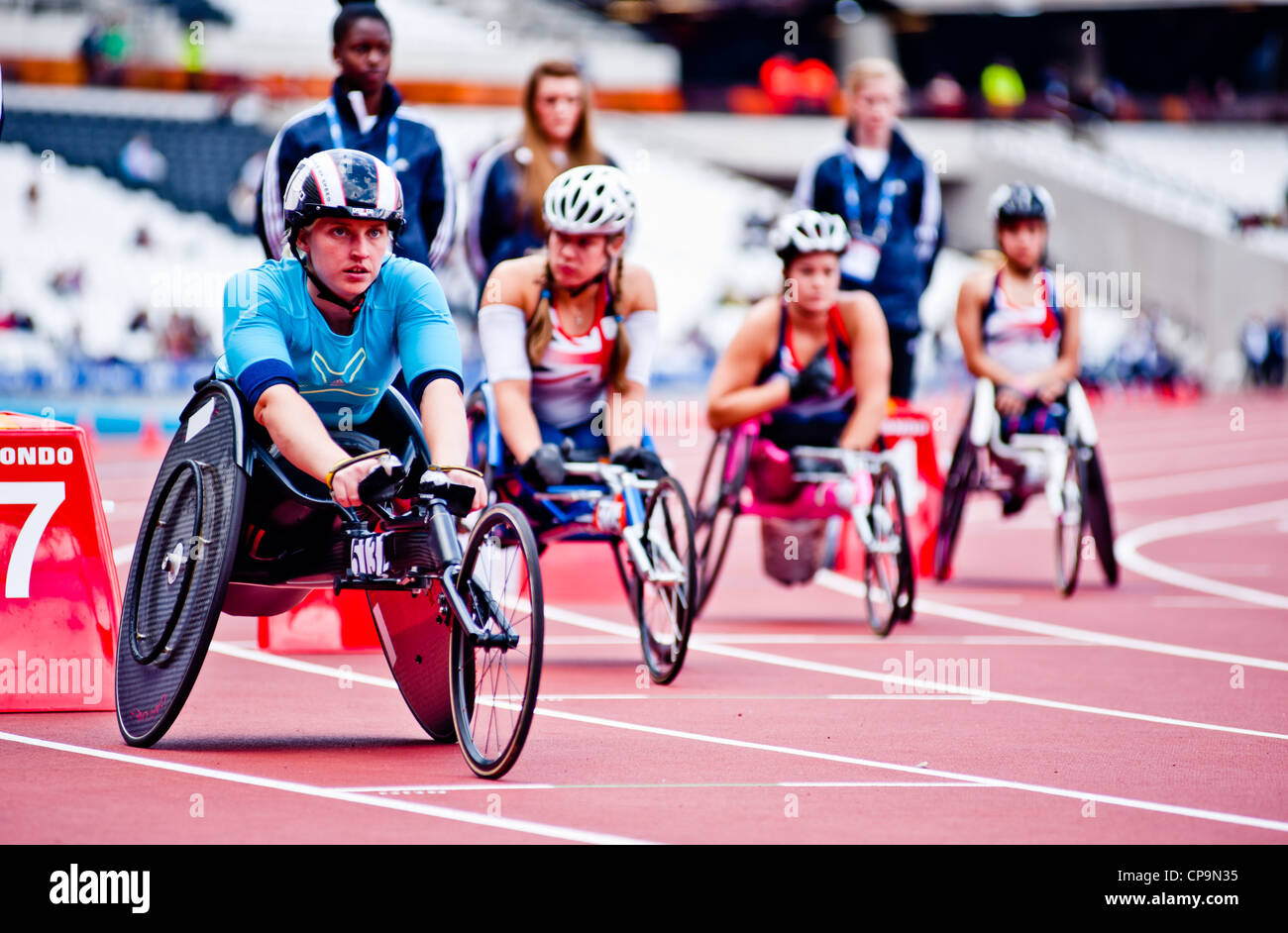 London paralympic athletes hi-res stock photography and images - Alamy