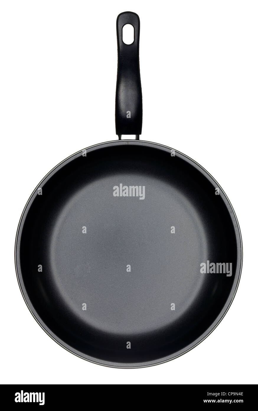 Black fry pan Cut Out Stock Images & Pictures - Alamy