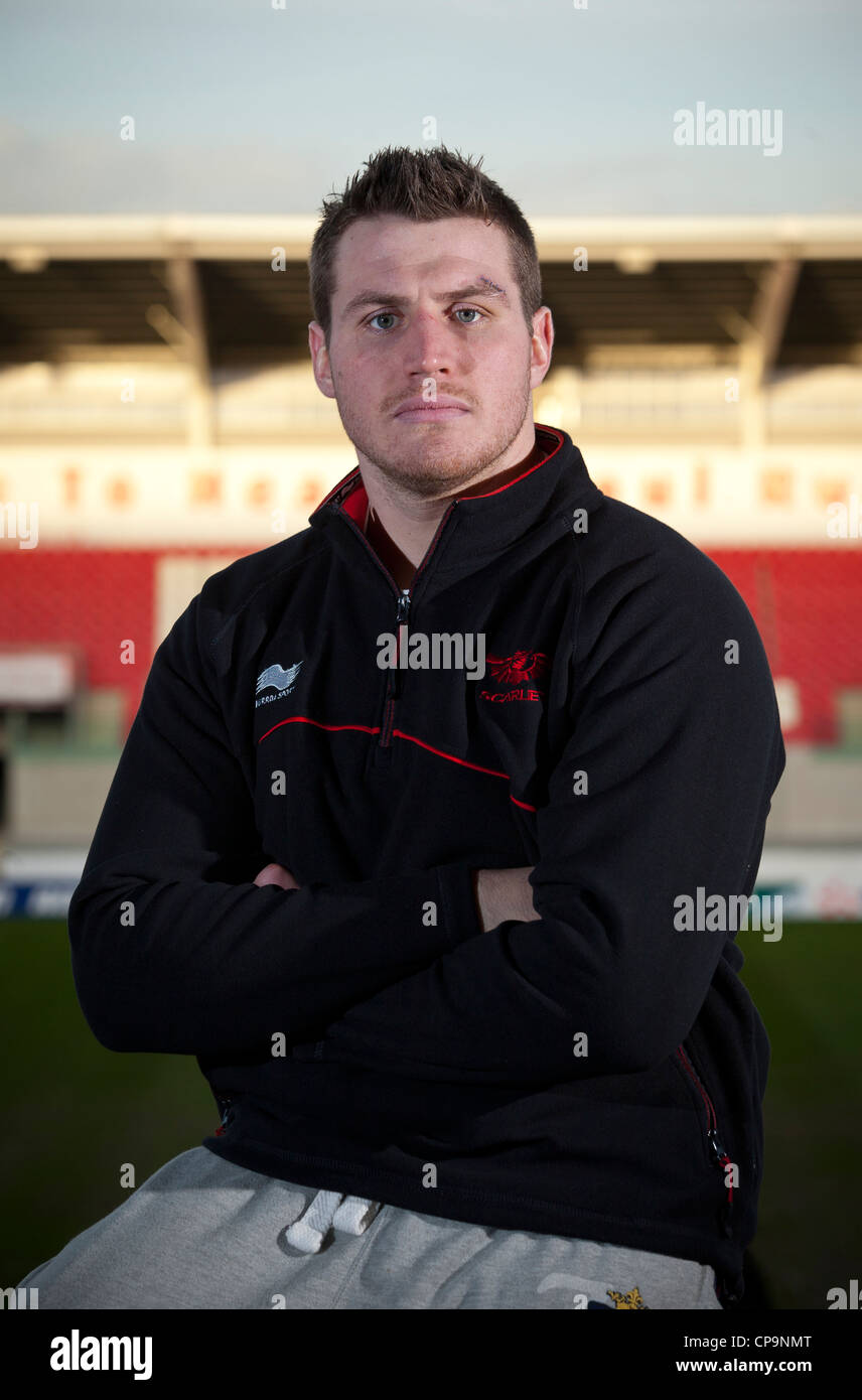 Rugby Player Ben Morgan, Scarlets and England Number 8 photographed in ...