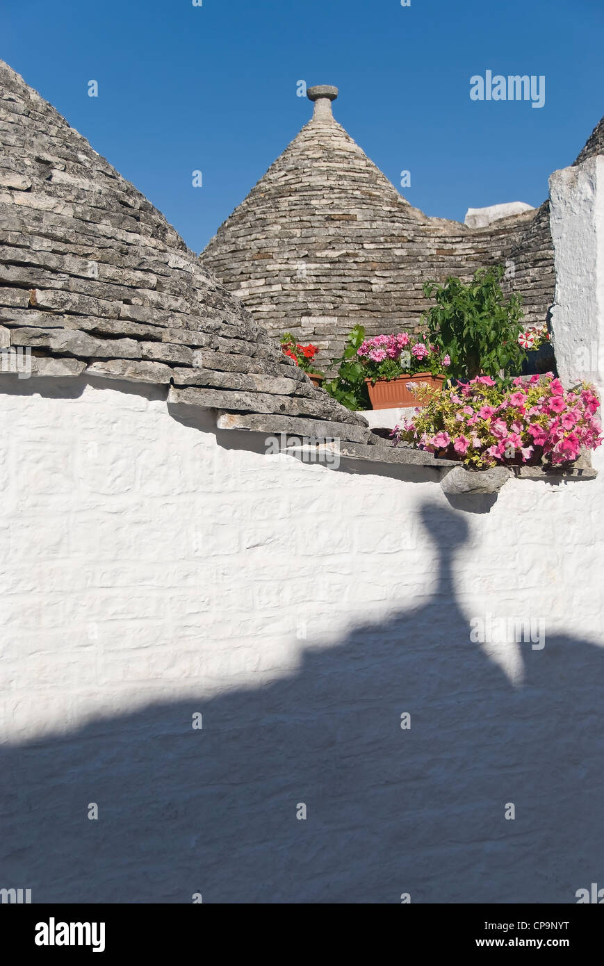 Trulli or trullo houses of Alberobello are a UNESCO world heritage site ...