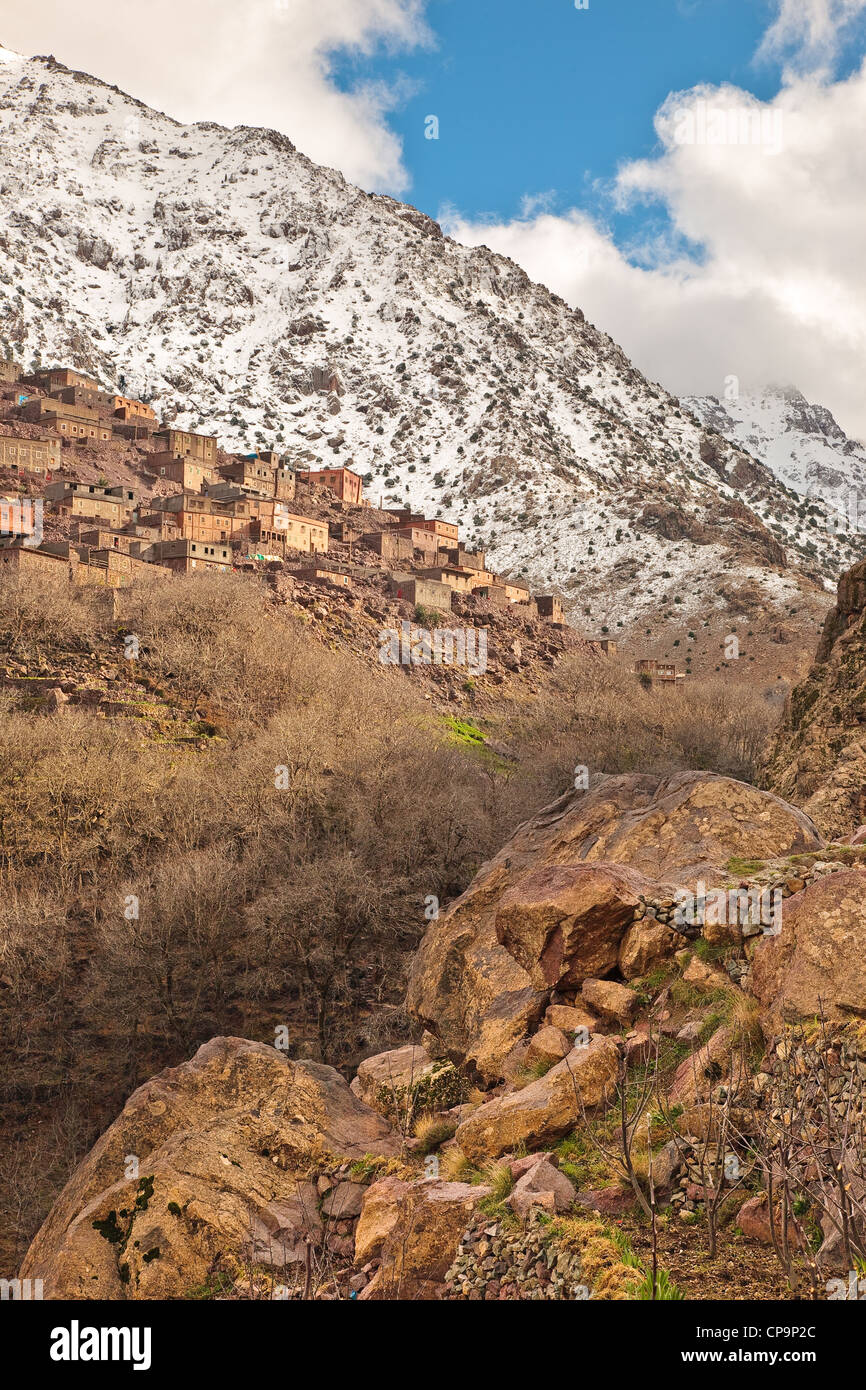 Aroumd near Imlil, Toubkal National Park, High Atlas, Morocco Stock ...