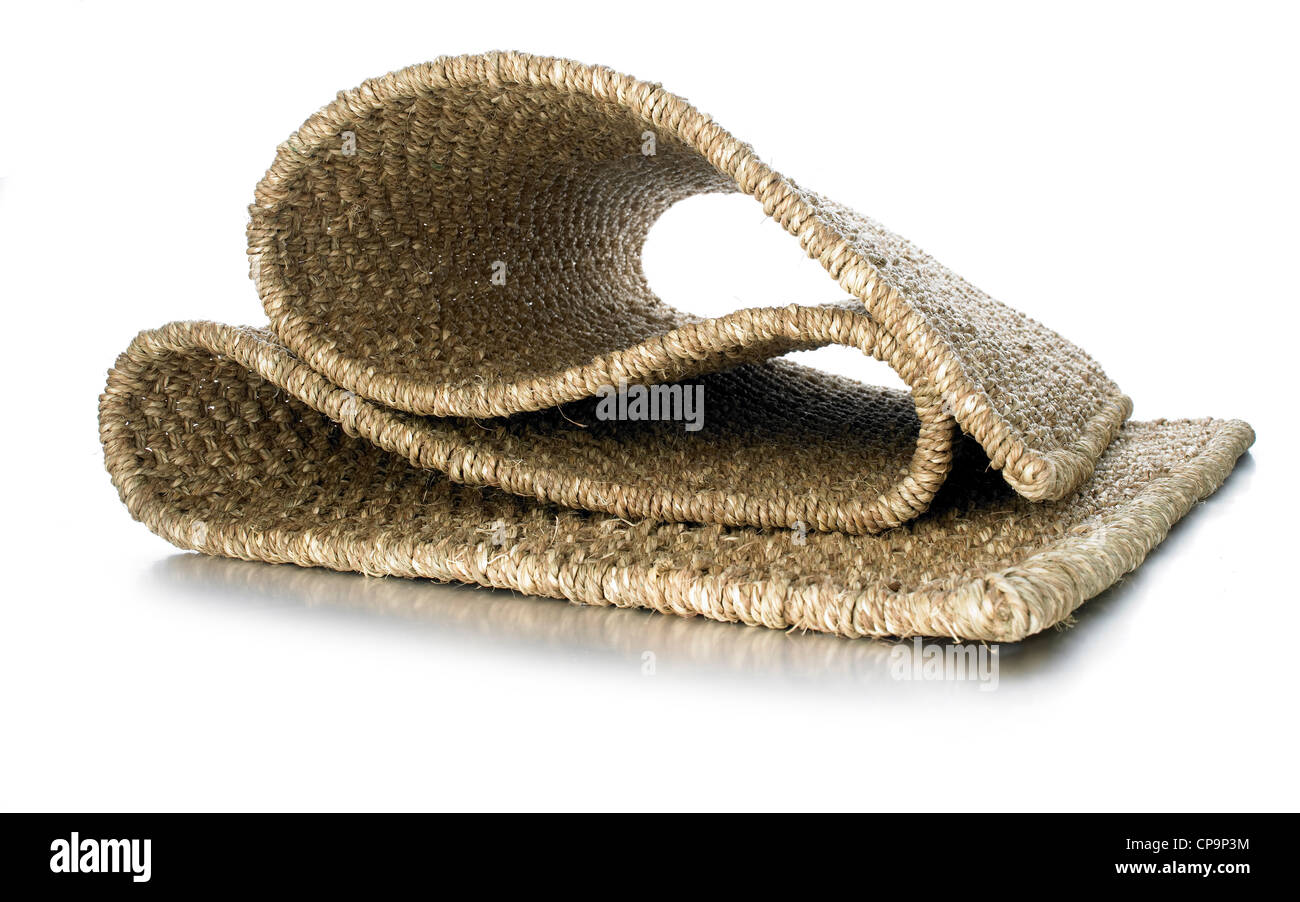 folded sea grass mat Stock Photo - Alamy