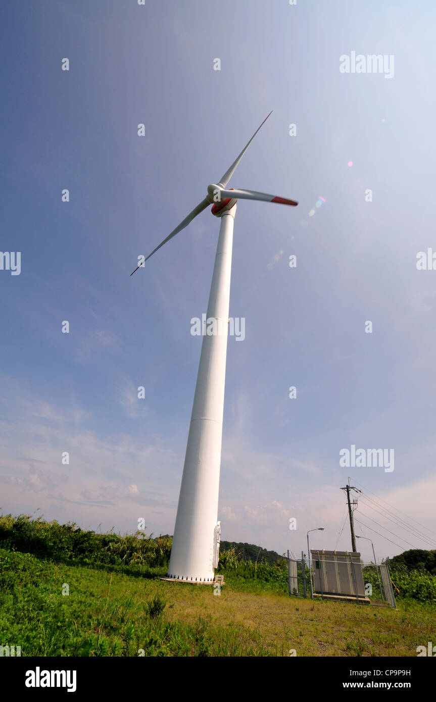 A wind turbine is a device that converts kinetic energy from the wind ...