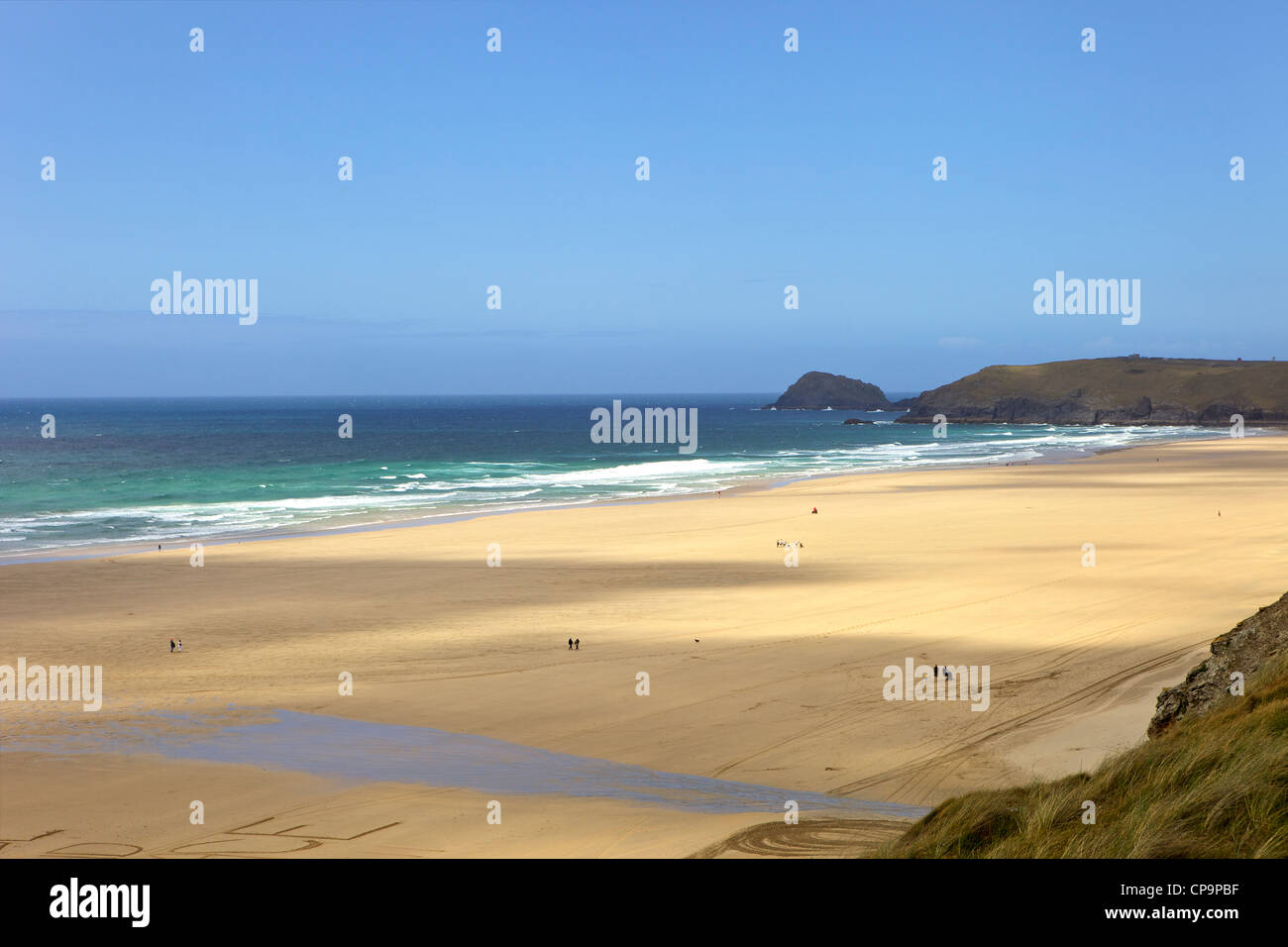 Perranporth, Cornwall, England, United Kingdom Stock Photo - Alamy