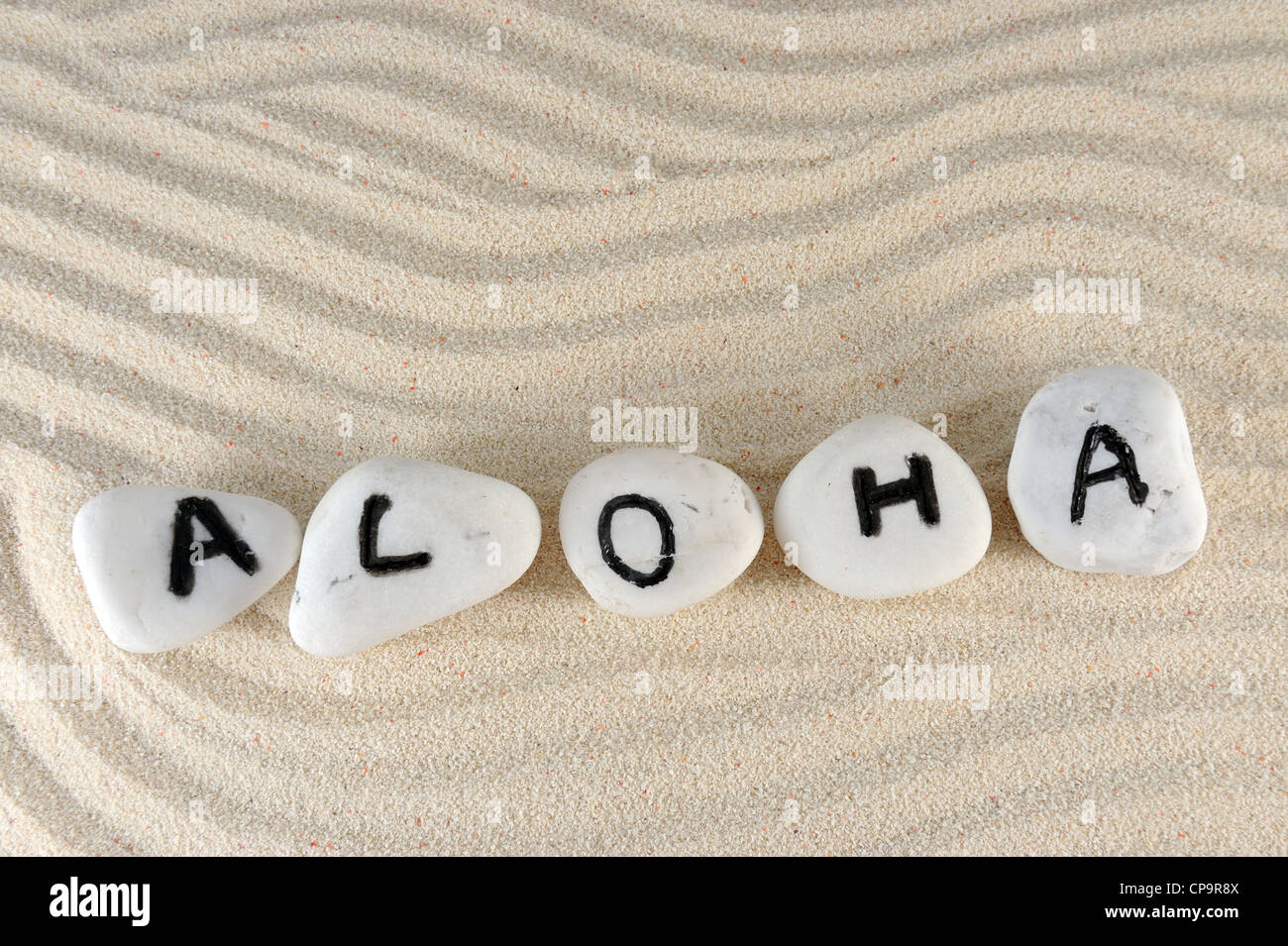 Aloha word hi-res stock photography and images - Alamy
