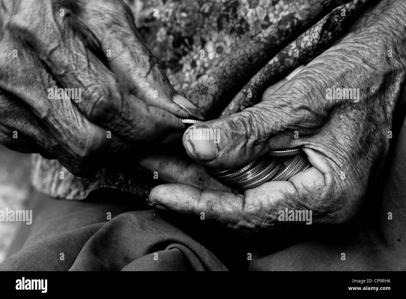 Womens hands close up Black and White Stock Photos & Images - Alamy