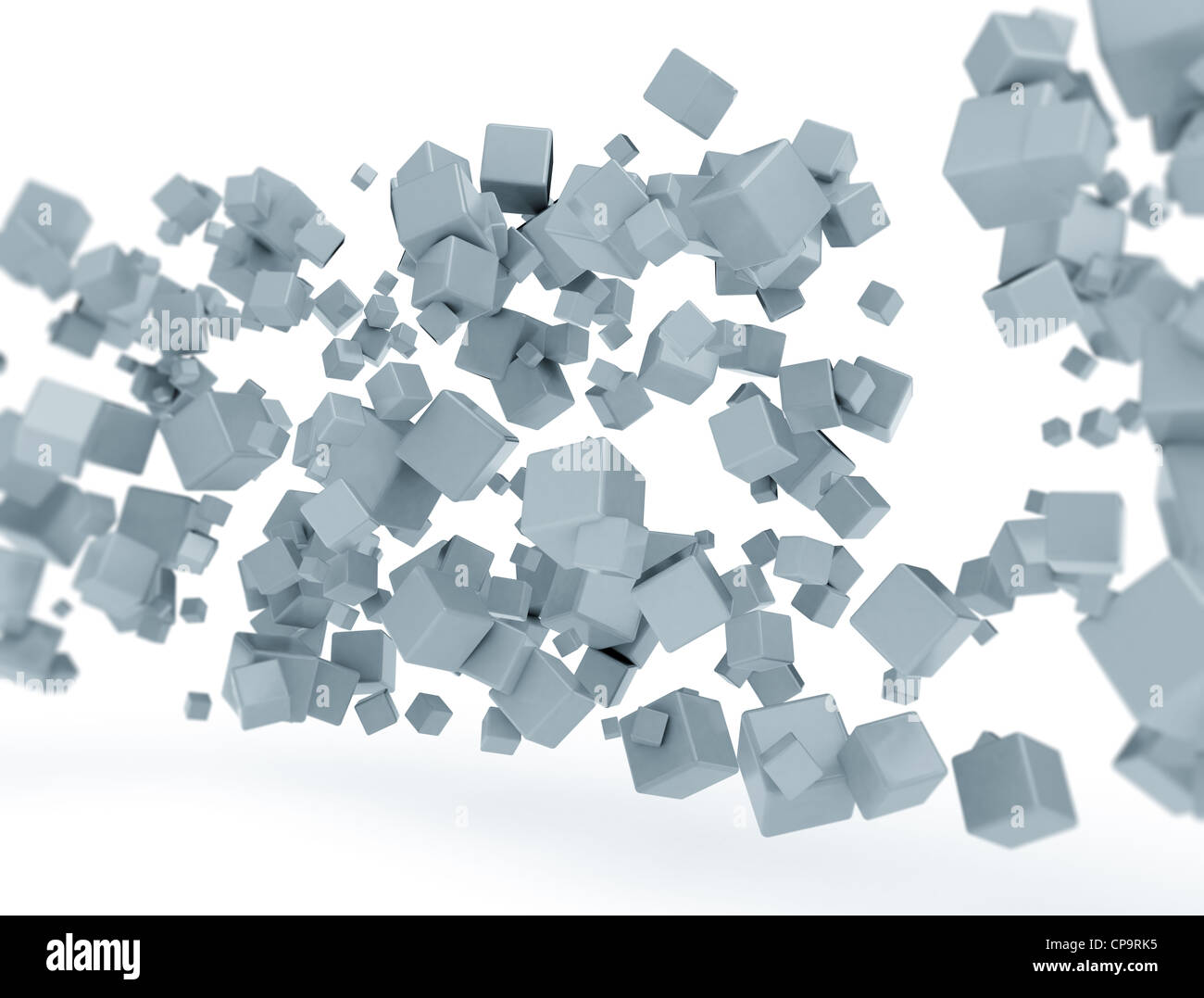 Abstract 3d cubes Stock Photo - Alamy