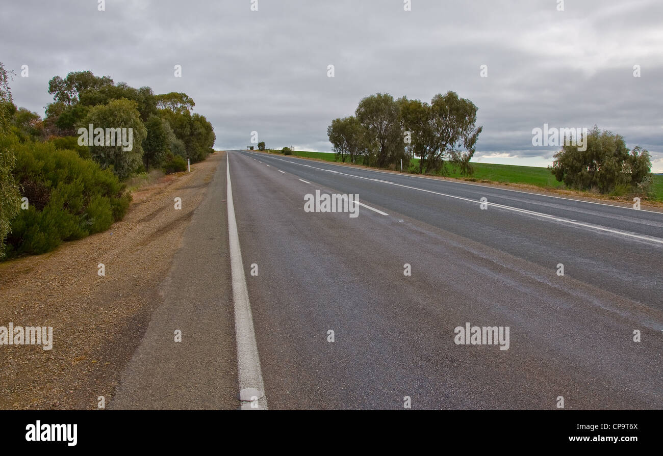 Australian outback highway sign hi-res stock photography and images - Alamy