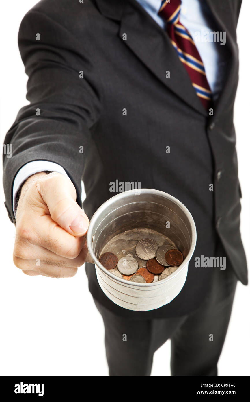 Begging for money suit hi-res stock photography and images - Alamy