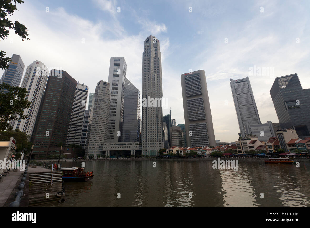 Raffles Place high rises 2 Stock Photo - Alamy