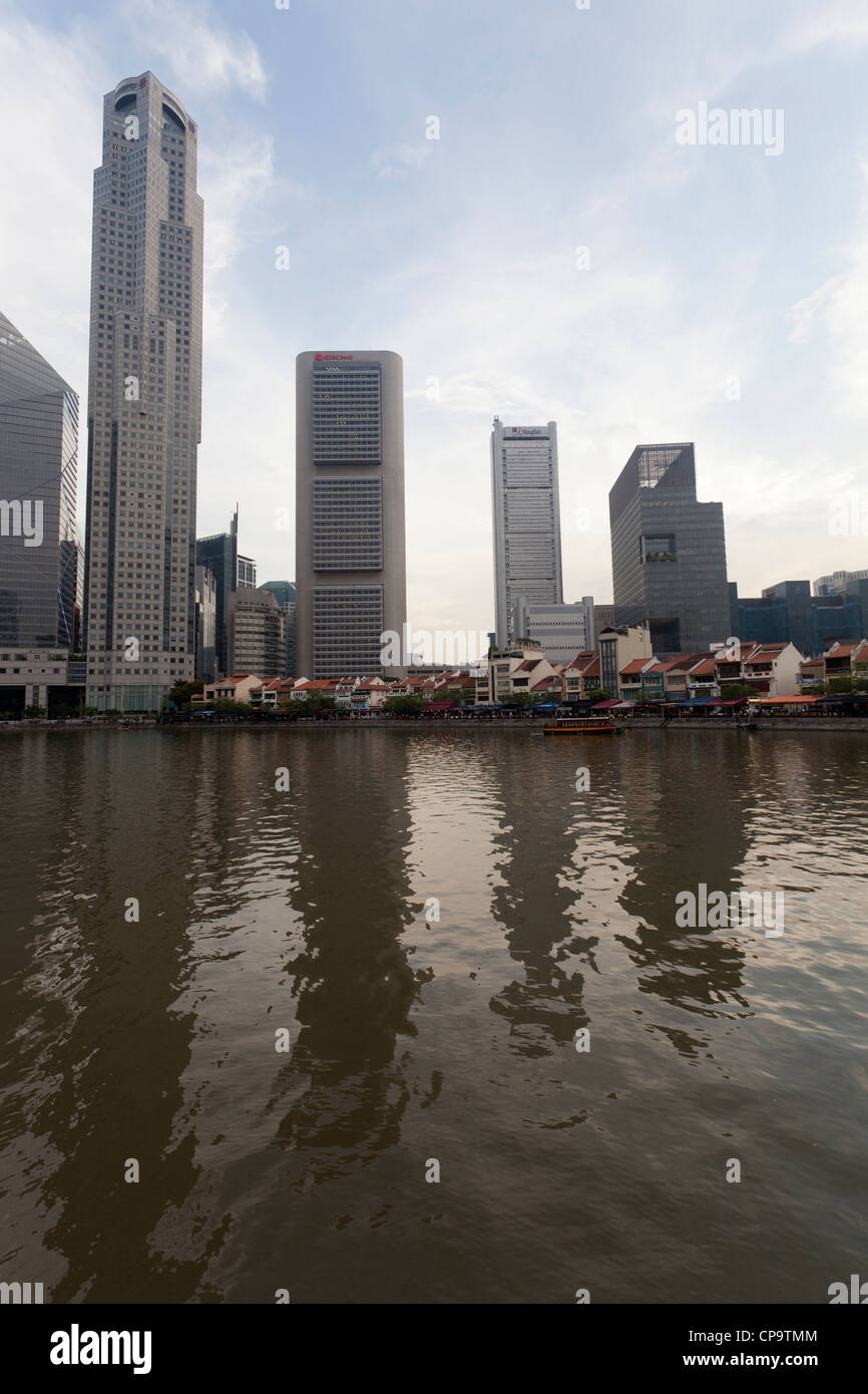Raffles Place high rises Stock Photo - Alamy