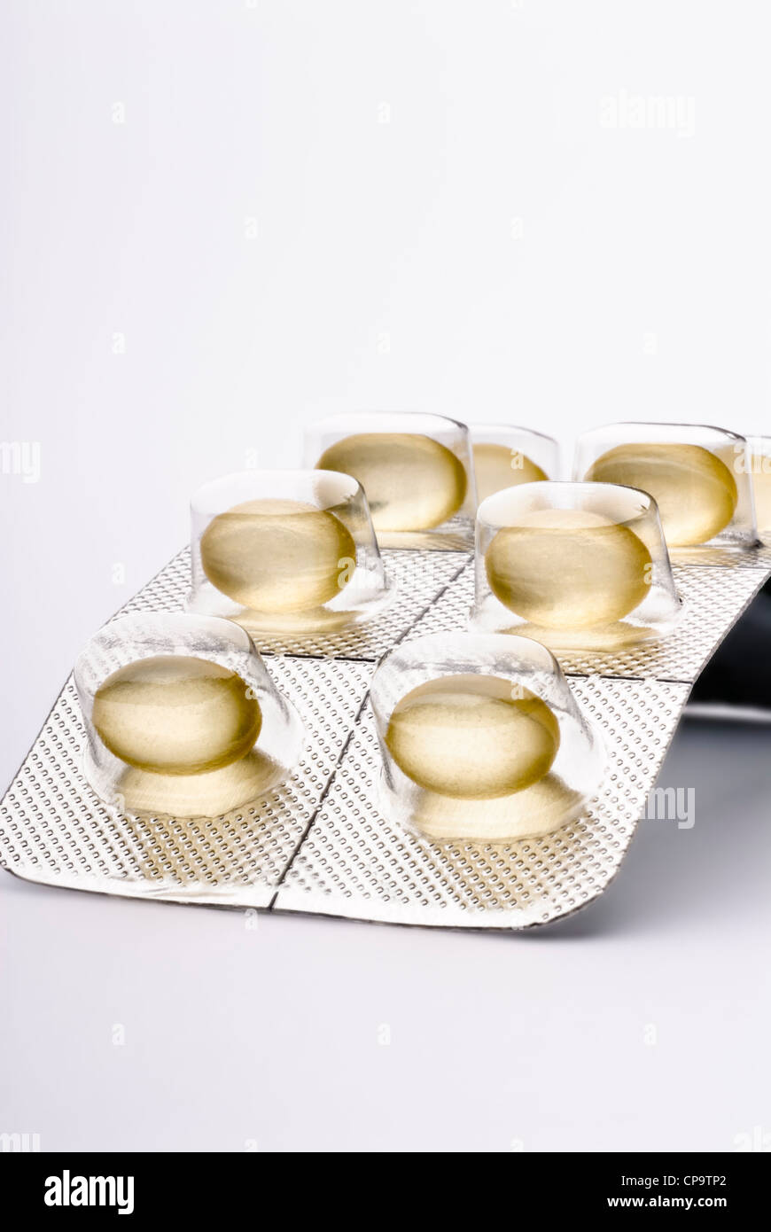 Capsules soft gel blister, generic brand Stock Photo - Alamy