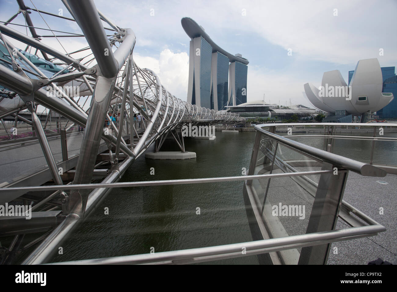 Double Helix Bridge 2 Stock Photo - Alamy