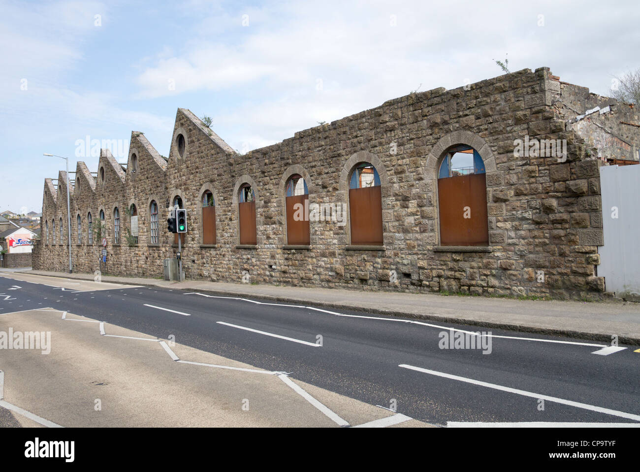 Bickfords Fuse Works building remains in Tuckingmill near Camborne ...