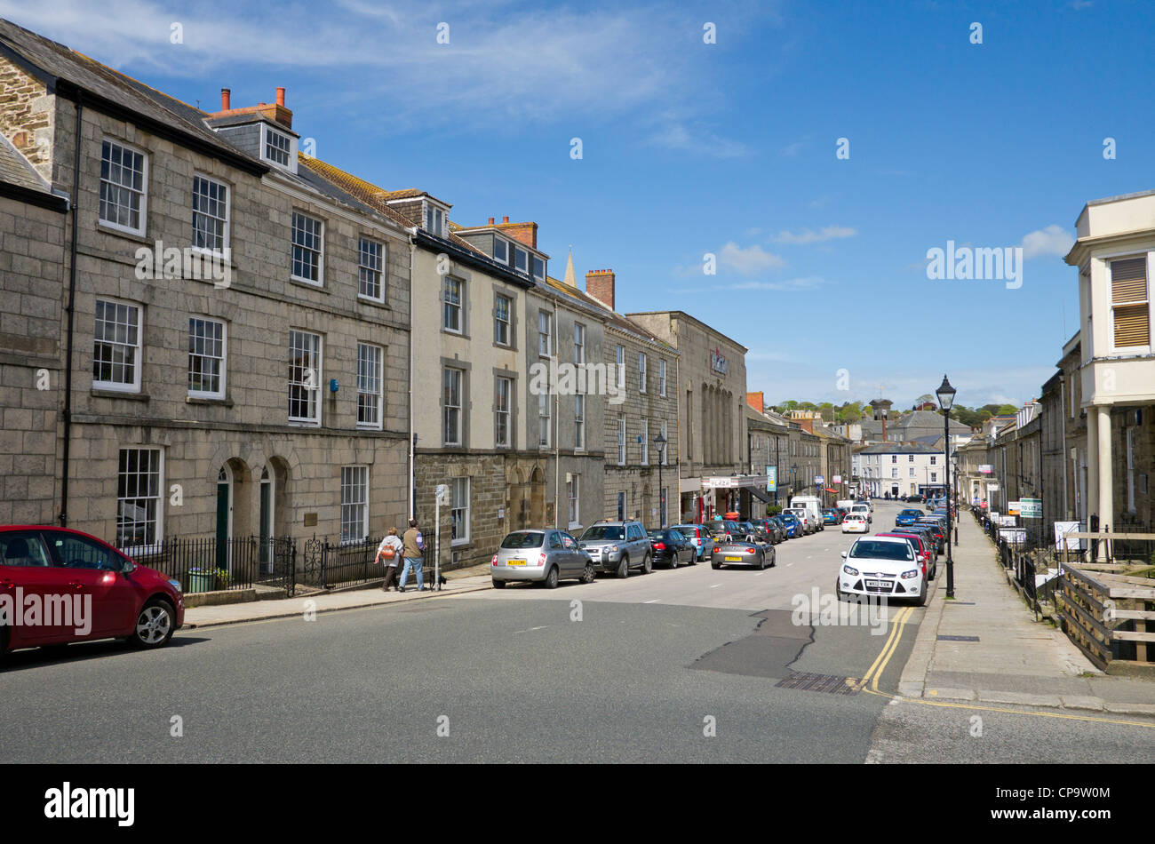 Lemon Street in Truro, Cornwall UK Stock Photo - Alamy