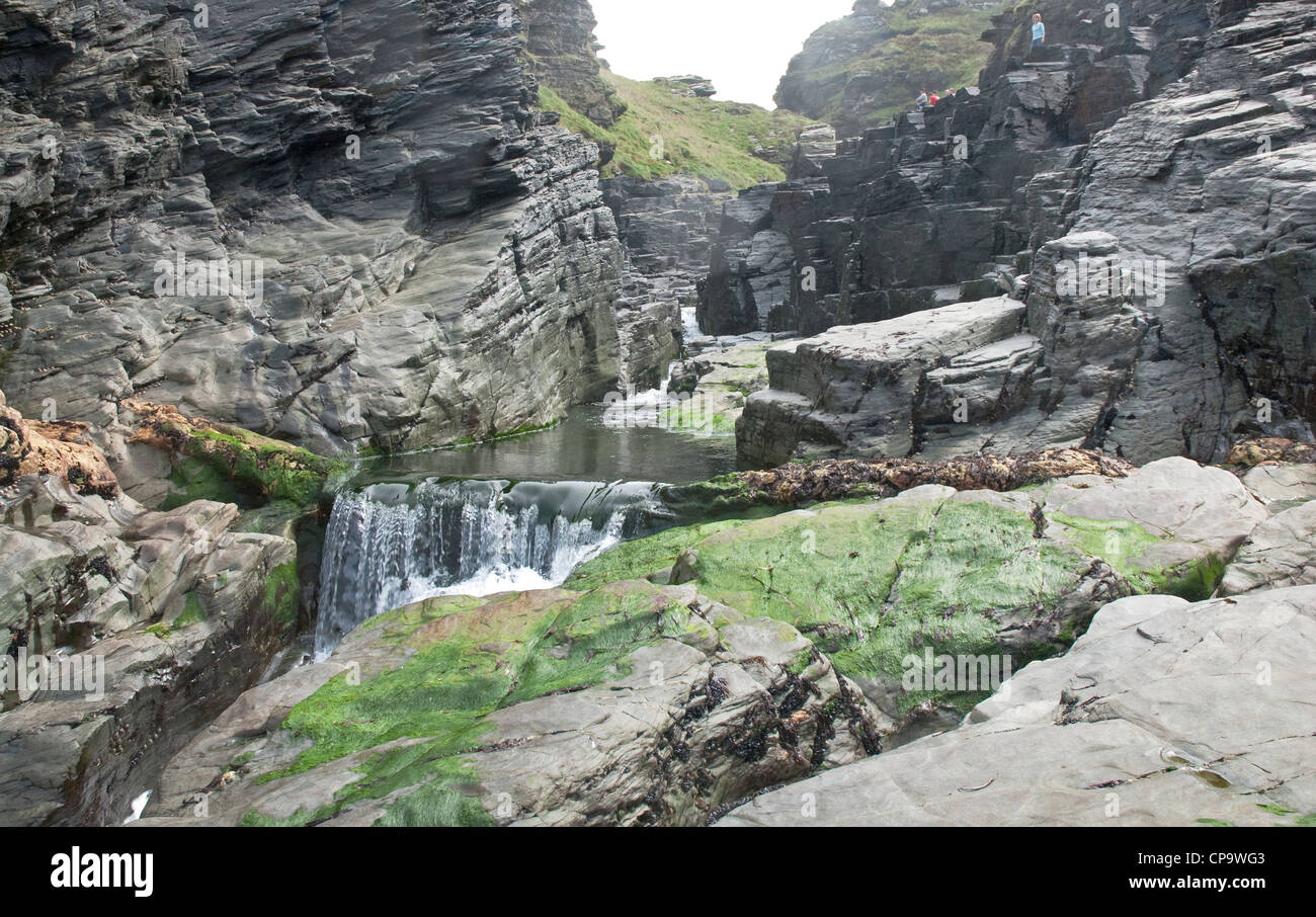 Women and waterfall uk hi-res stock photography and images - Alamy