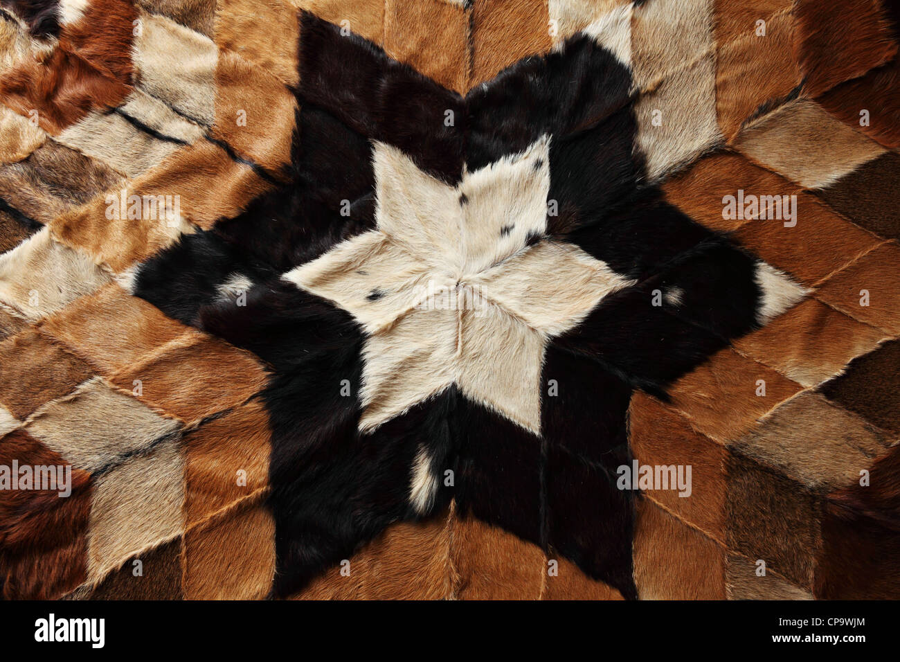 Animal skin mat in Rwanda, Africa Stock Photo - Alamy