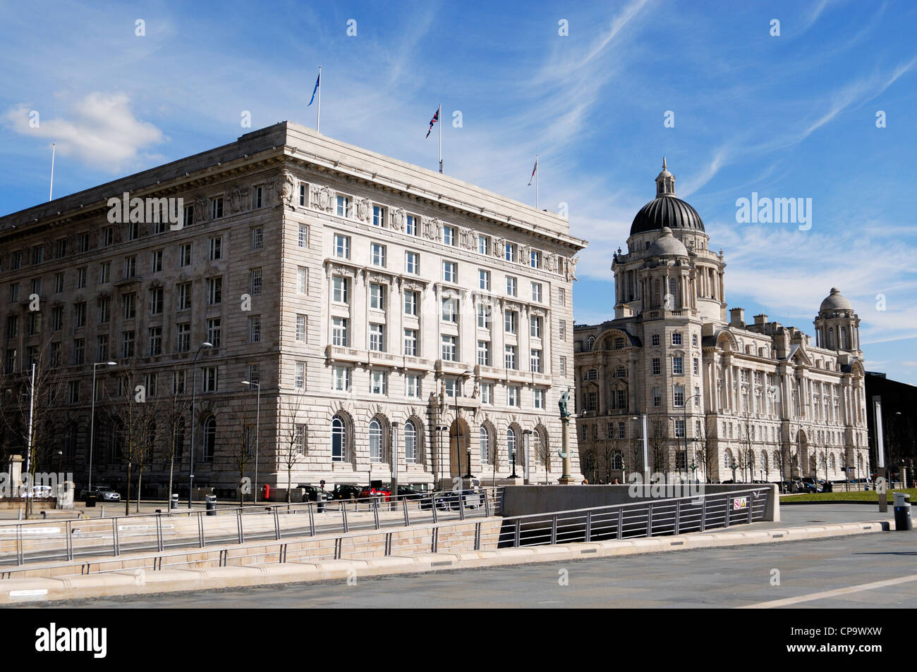 The Cunard Building, a Grade II listed building is situated between the ...