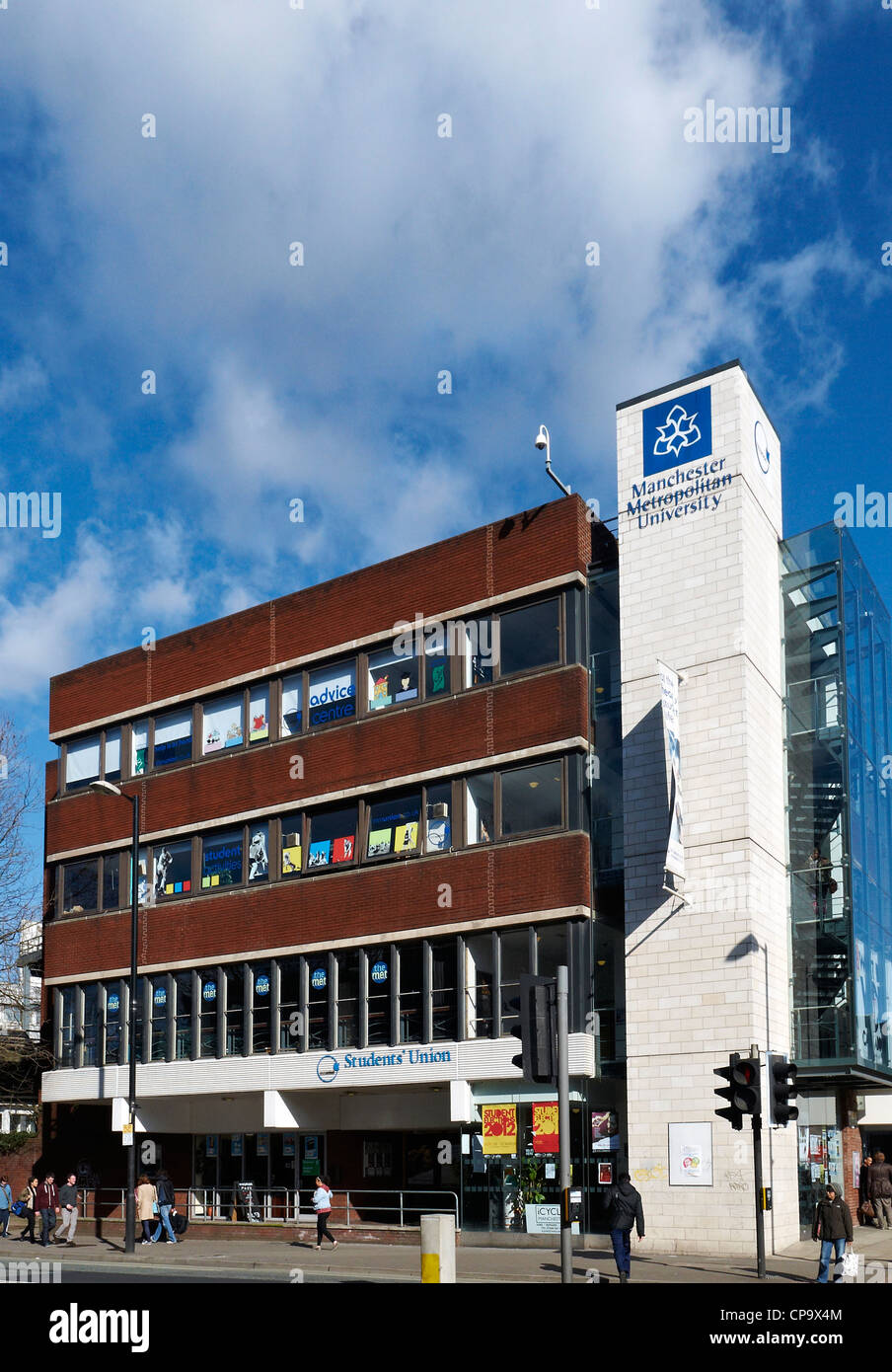 Students Union building part of Manchester Metropolitan University on ...