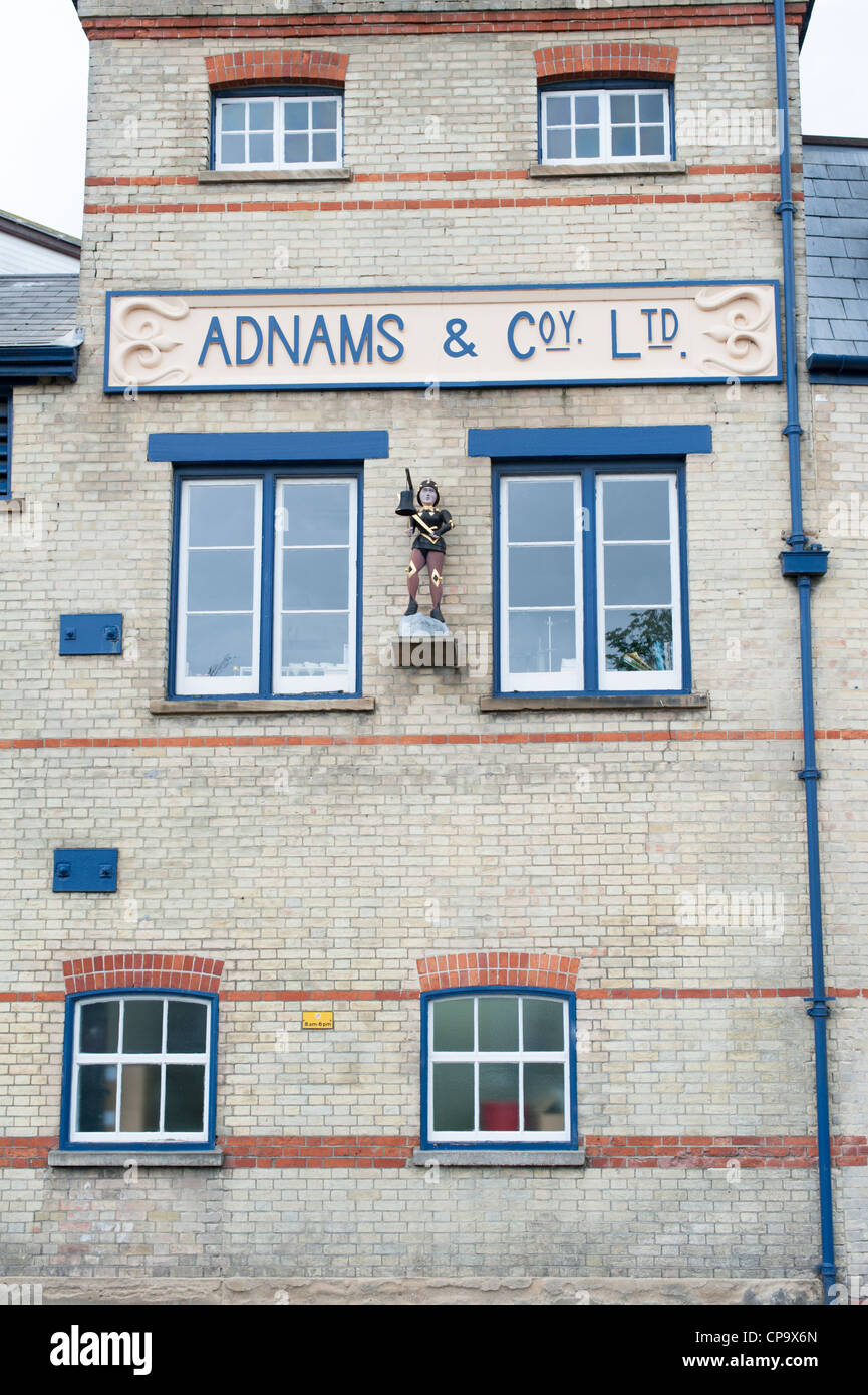 The Adnams Brewery at Southwold Suffolk UK. Named the Sole Bay Brewery ...