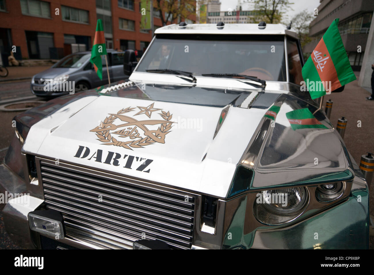 The Aladeen Edition armoured car. PR Vehicle for the Sacha Baron Cohen ...