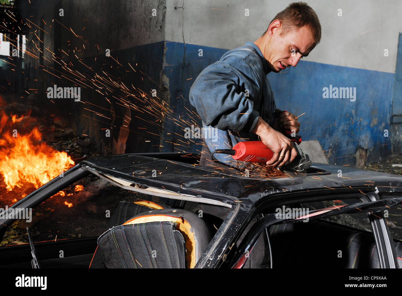 cutting, danger, employer, industry, man, worker,working-class hand ...