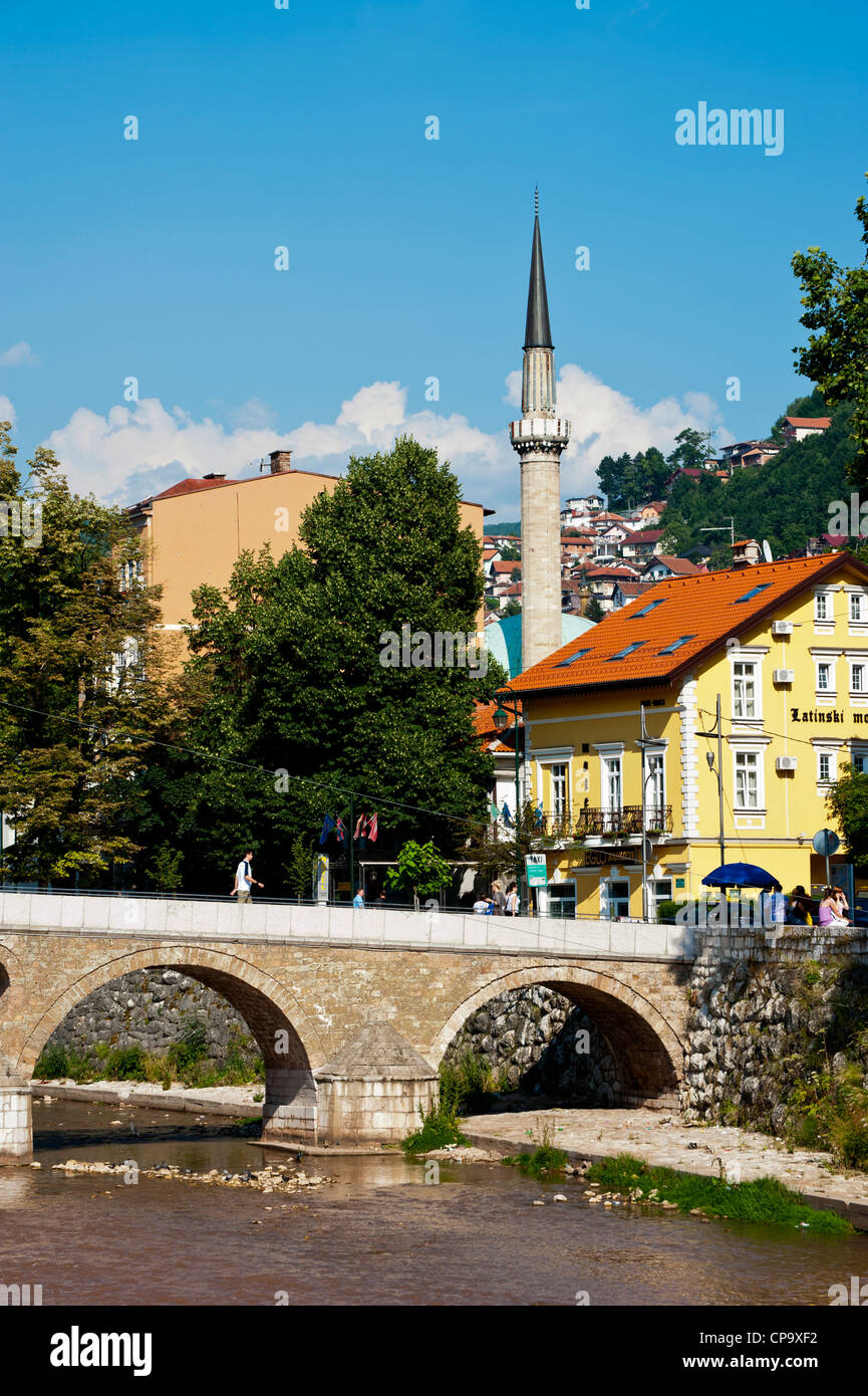 Latin Bridge on Miljacka River, place where was killed the Archduke ...