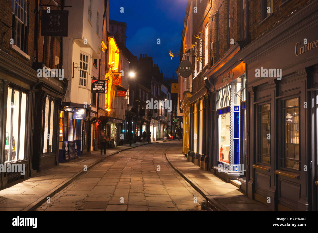 York, Night, England Stock Photo - Alamy