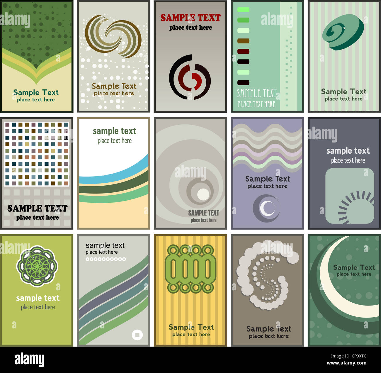 Business card designs hi-res stock photography and images - Alamy