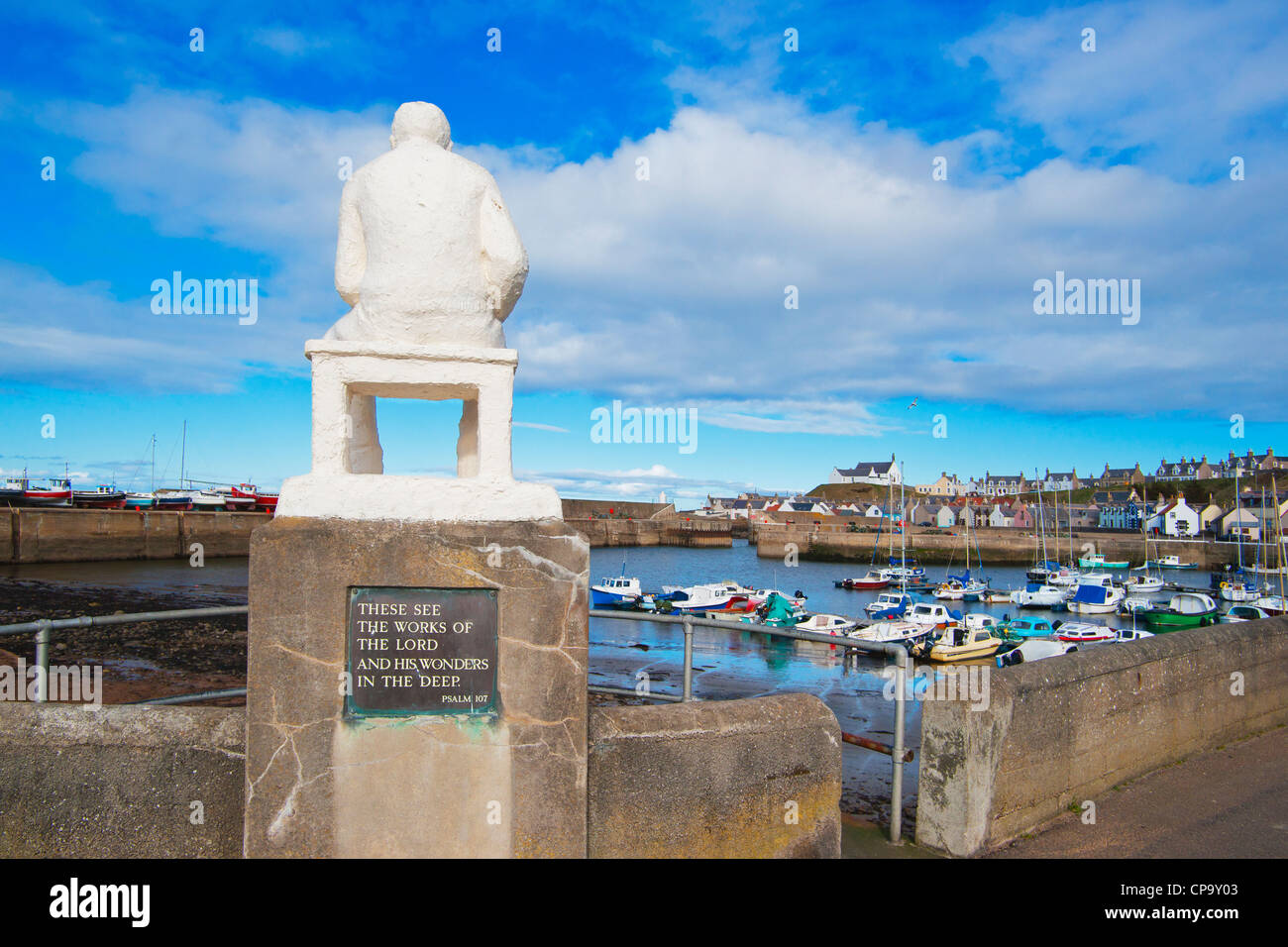 Findochty harbour, Moray Firth, Scotland Stock Photo - Alamy