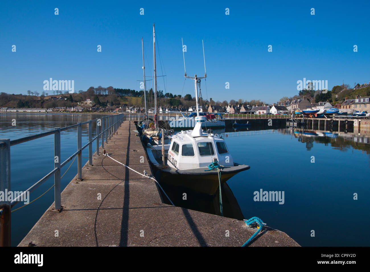 Avoch harbour, Black Isle, Inverness, Moray Firth, Highland, Scotland ...