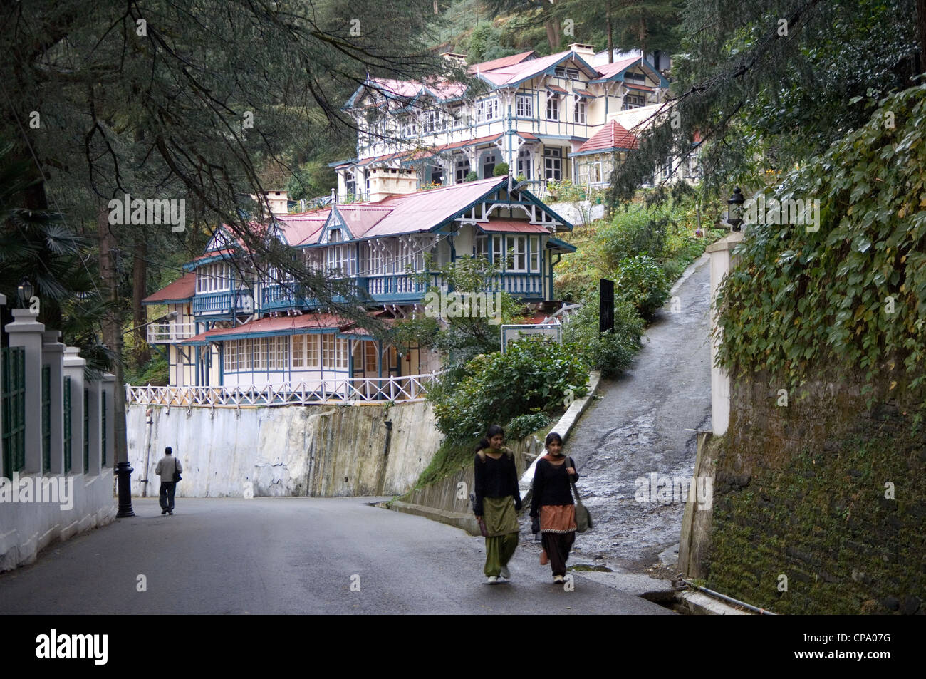 Shimla, former summer capital of the Raj in India Stock Photo - Alamy
