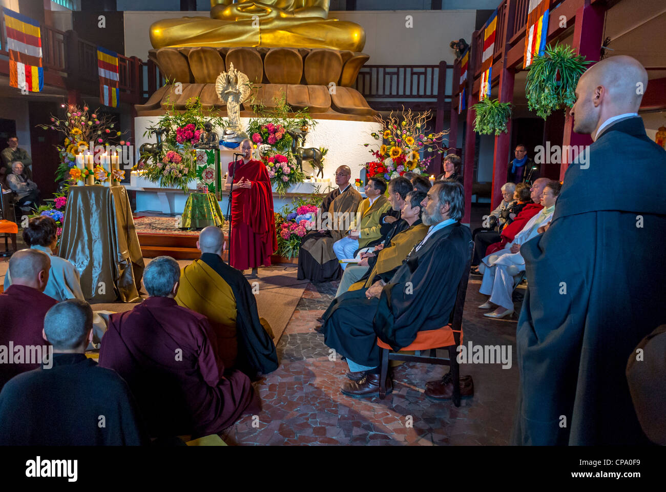 Paris, France, Interfaith Buddhist Festival, Religious Meeting ...