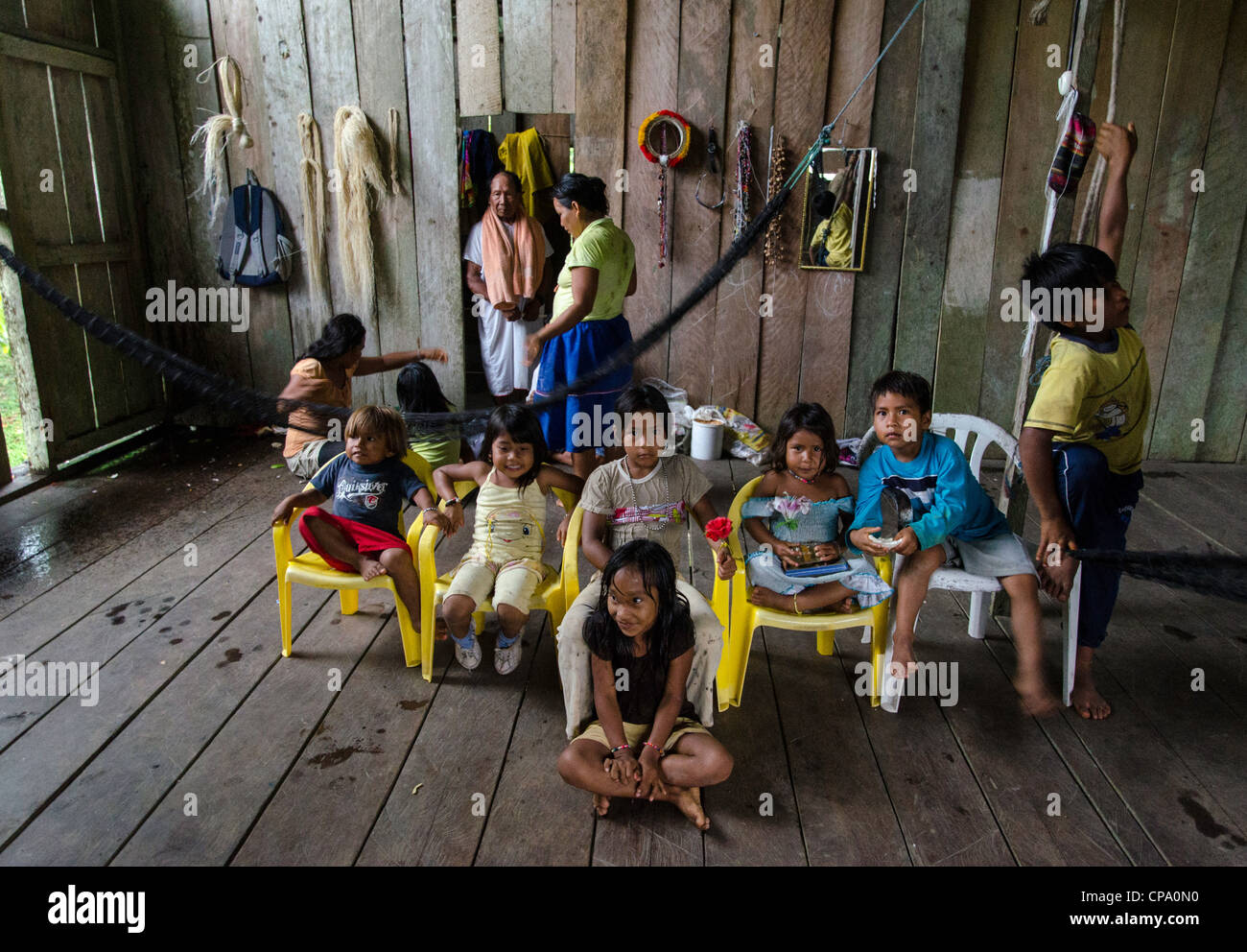 Secoya people amazon rainforest hi-res stock photography and images - Alamy