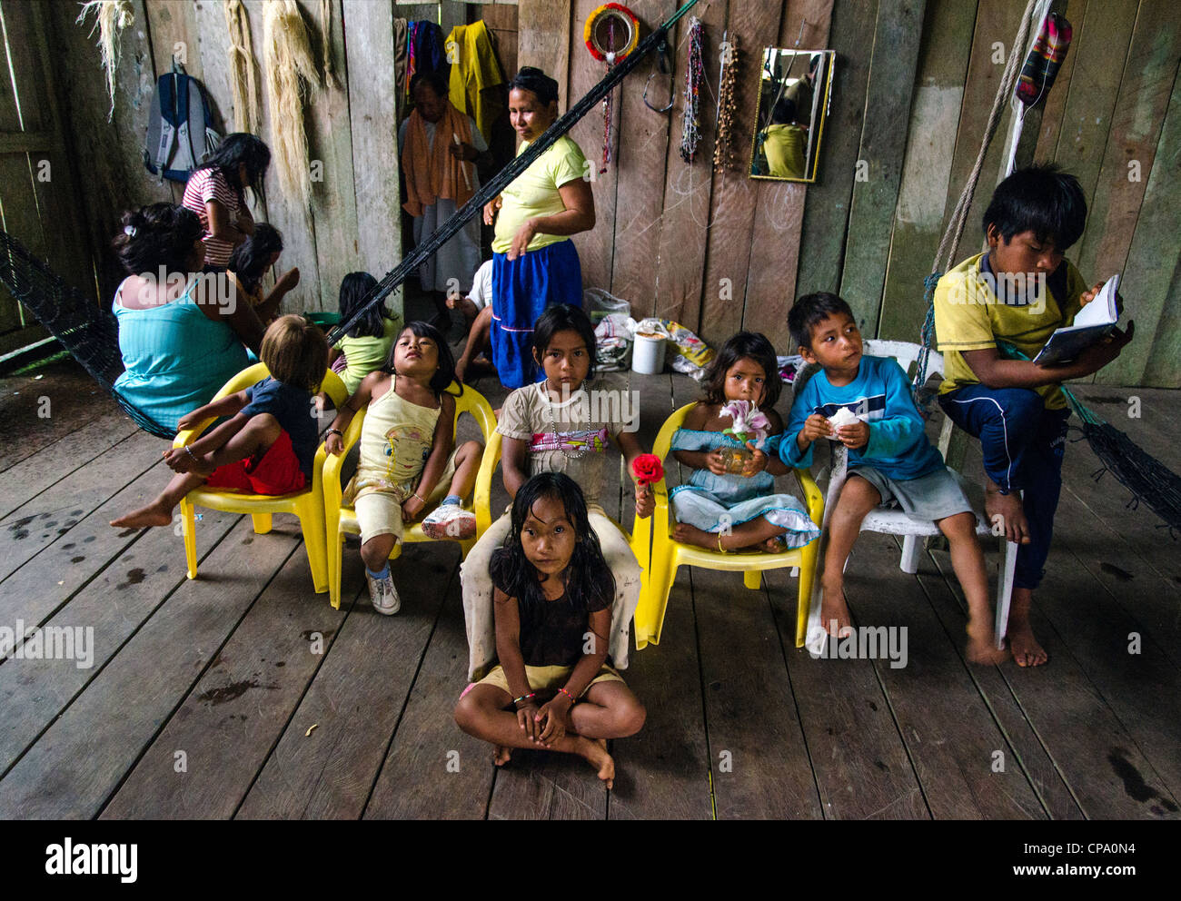 Secoya people amazon rainforest hi-res stock photography and images - Alamy