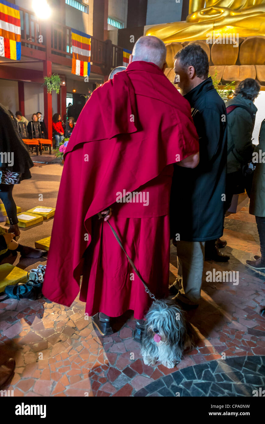 Meeting french monk hi-res stock photography and images - Alamy