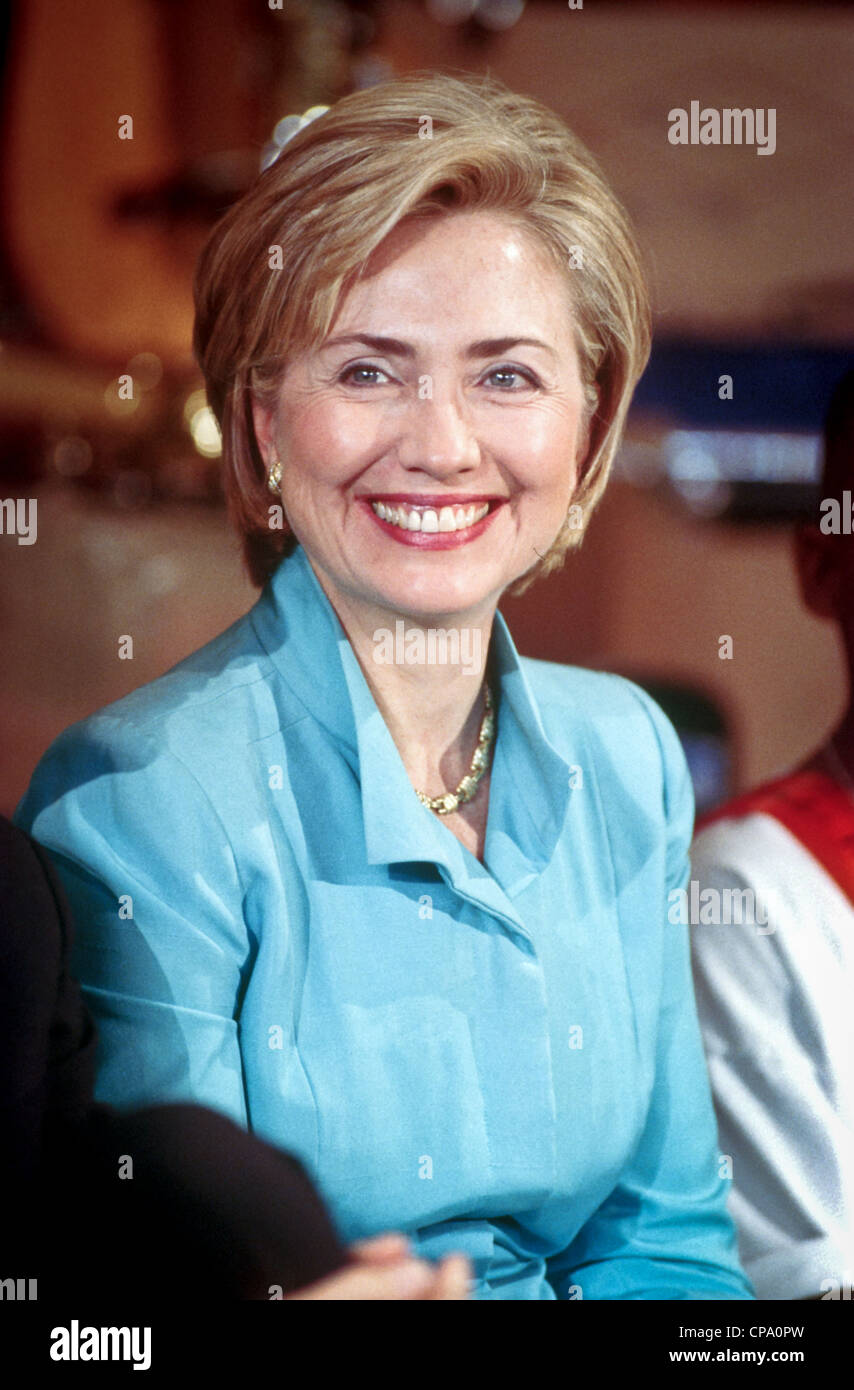 First lady Hillary Rodham Clinton attends an music education event at ...