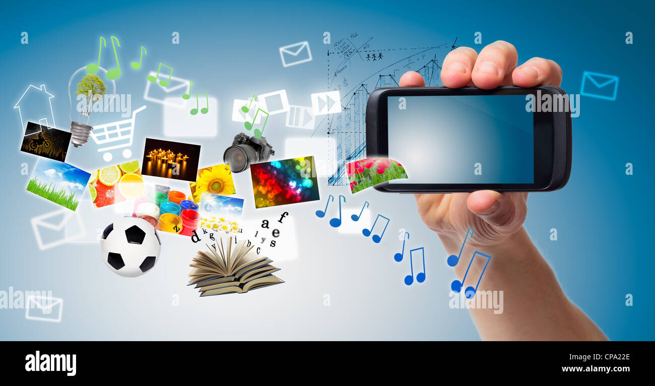 Concept multimédia hi-res stock photography and images - Alamy