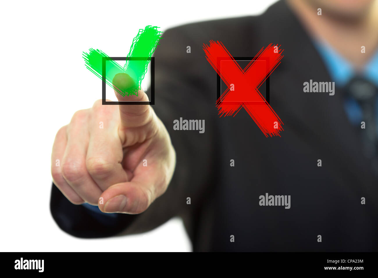 Yes no buttons hi-res stock photography and images - Alamy