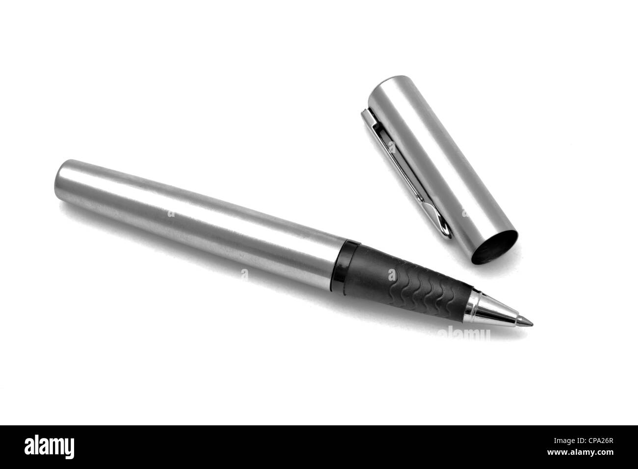 Ball Point Pen Closeup On White background Stock Photo - Alamy