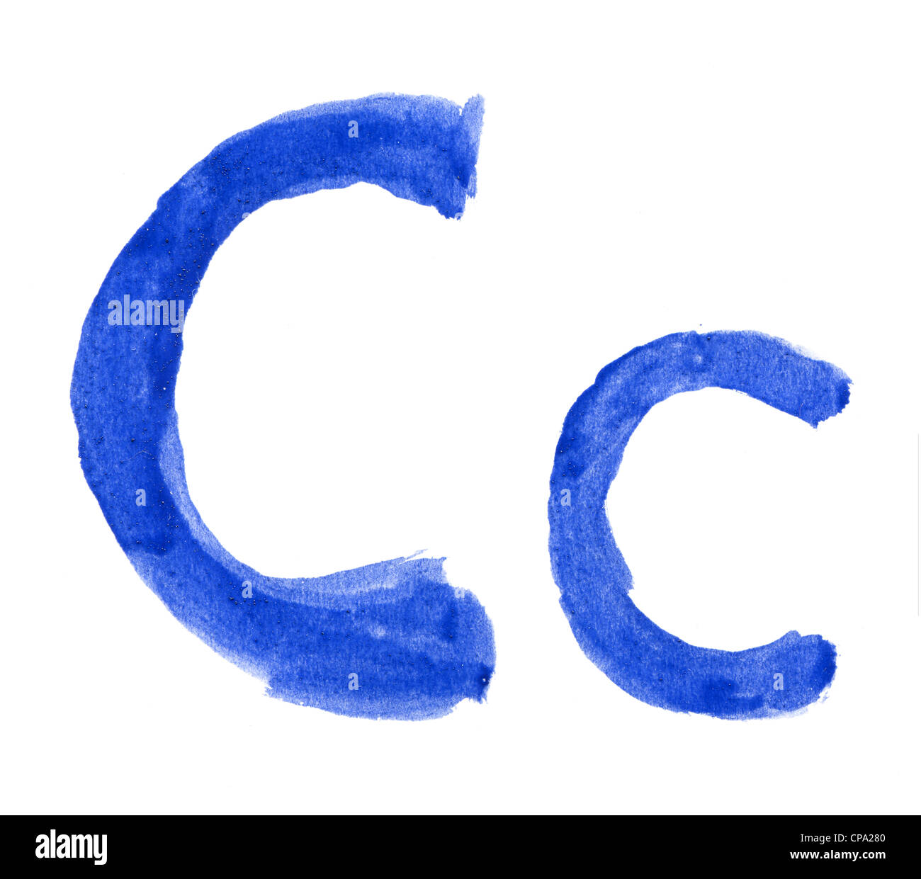 Watercolour alphabet hi-res stock photography and images - Alamy