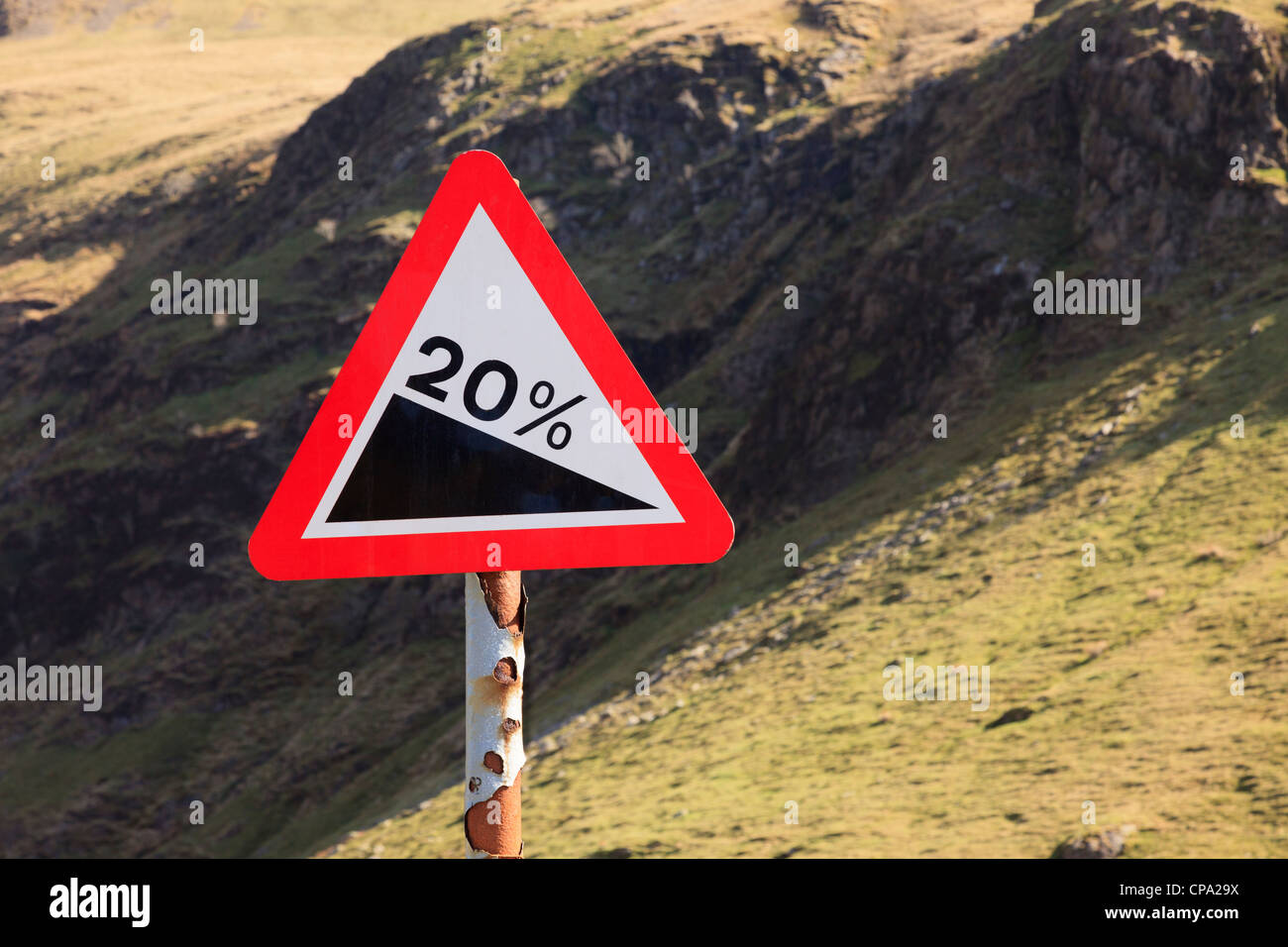 Gradient road sign hi-res stock photography and images - Alamy