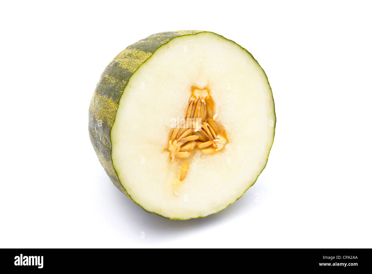 Delicious melon isolated on white background Stock Photo - Alamy