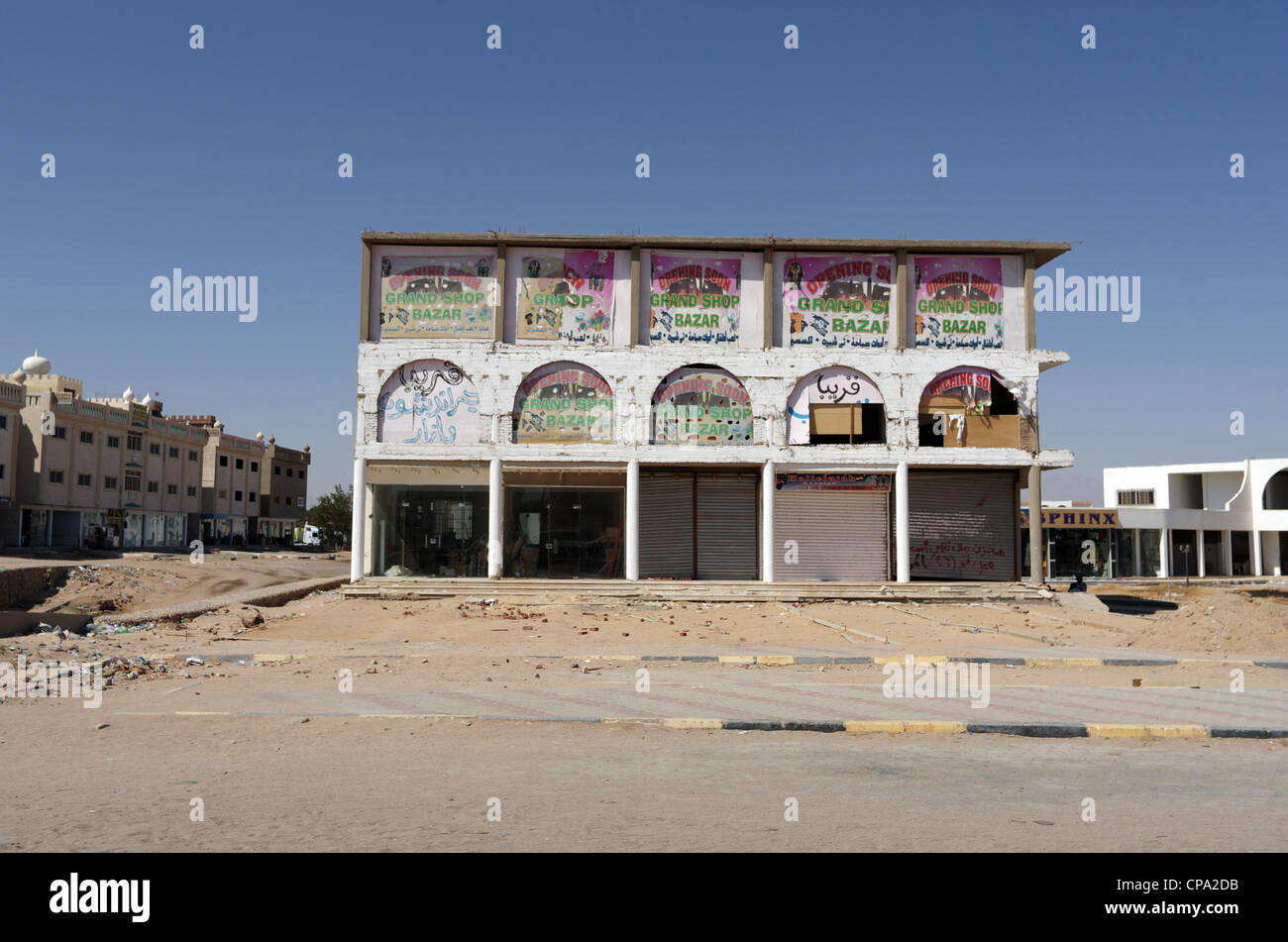 Scenes of streets, houses, architecture, Hurghada, Egypt, Africa Stock ...