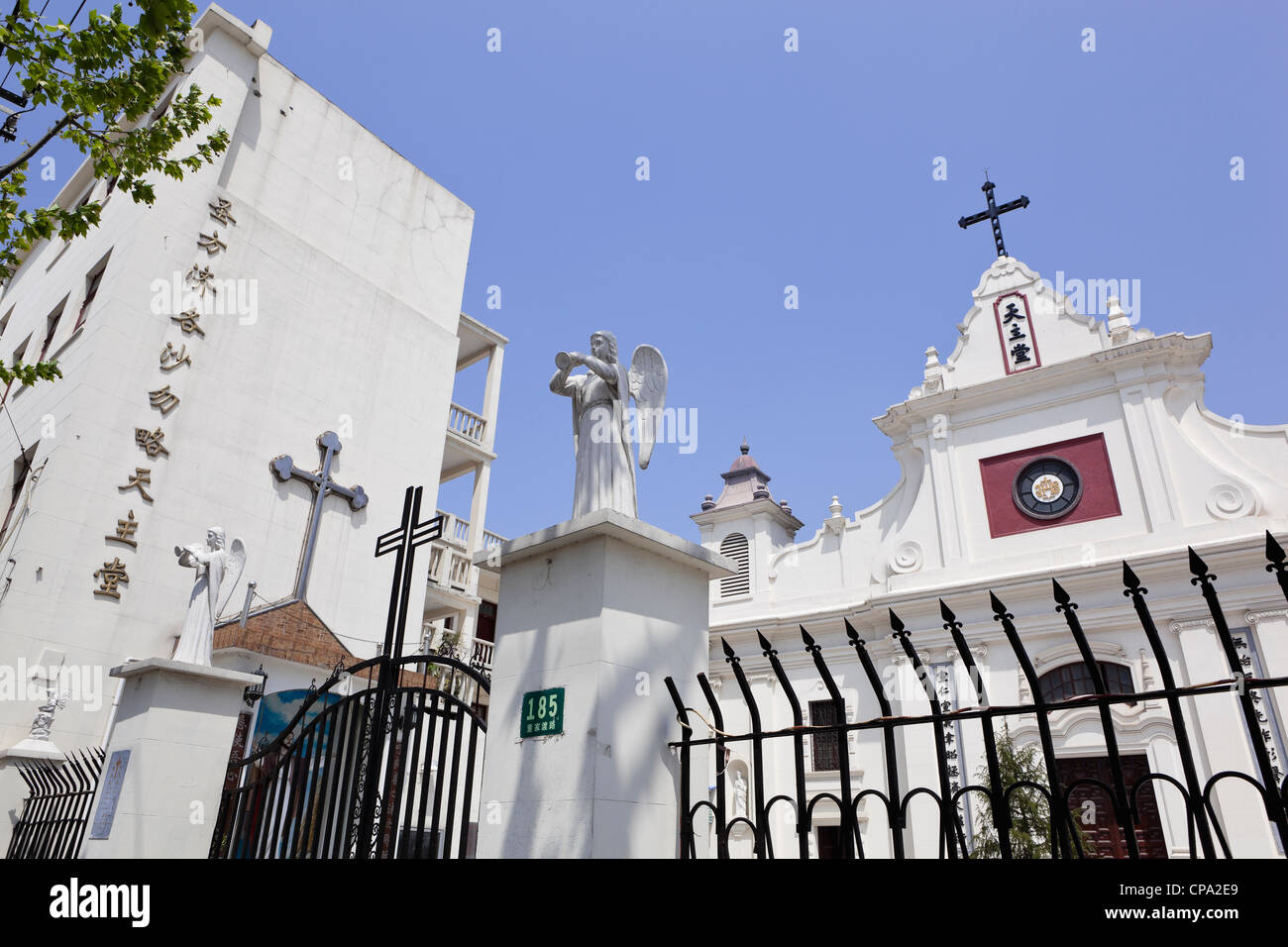 shanghai: st. francis xavier church Stock Photo - Alamy