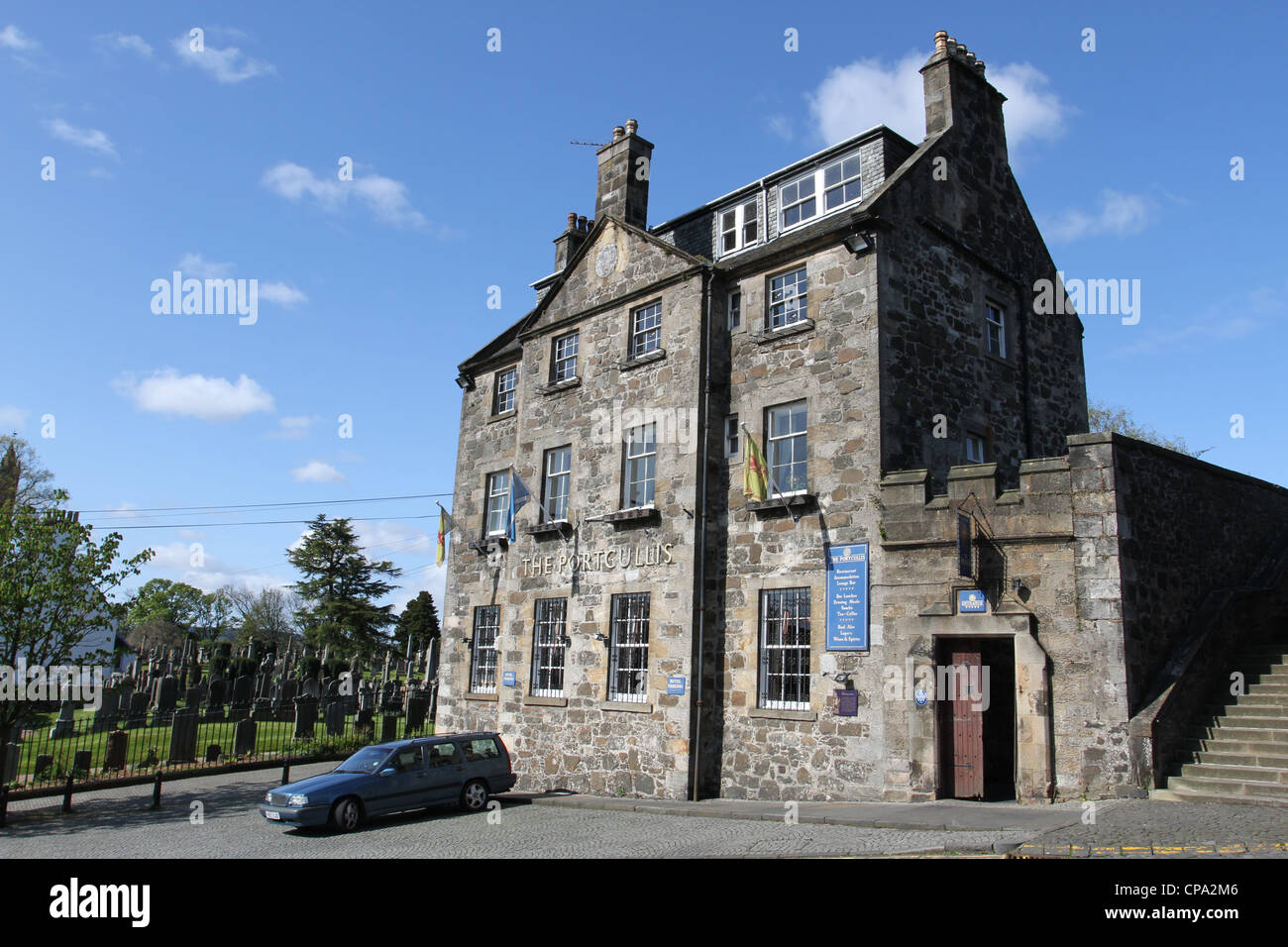 Exterior of The Portcullis Stirling Scotland April 2012 Stock Photo - Alamy