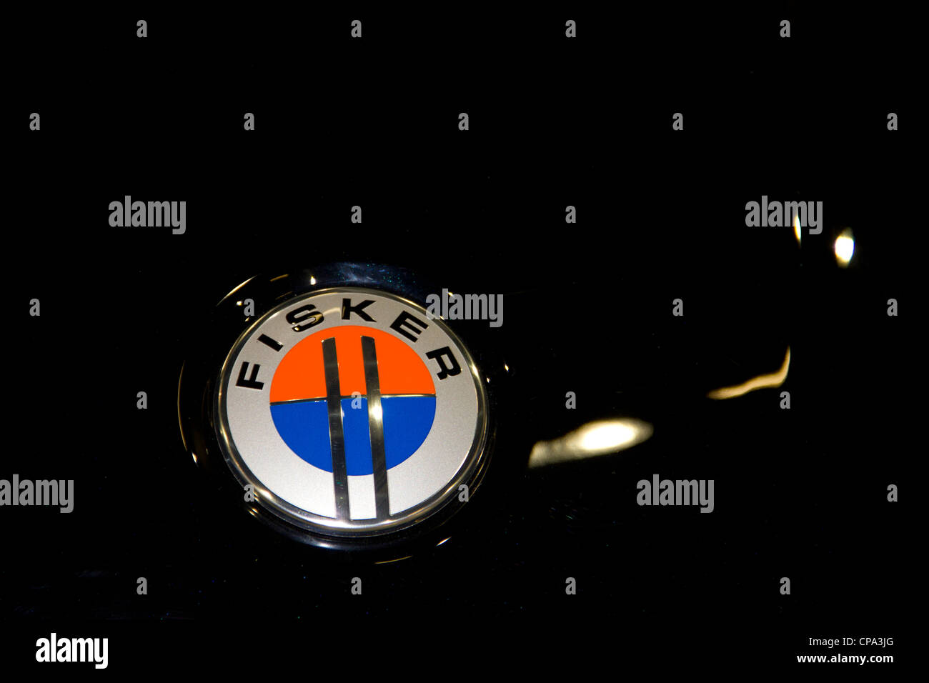 Fisker Car emblem Stock Photo - Alamy