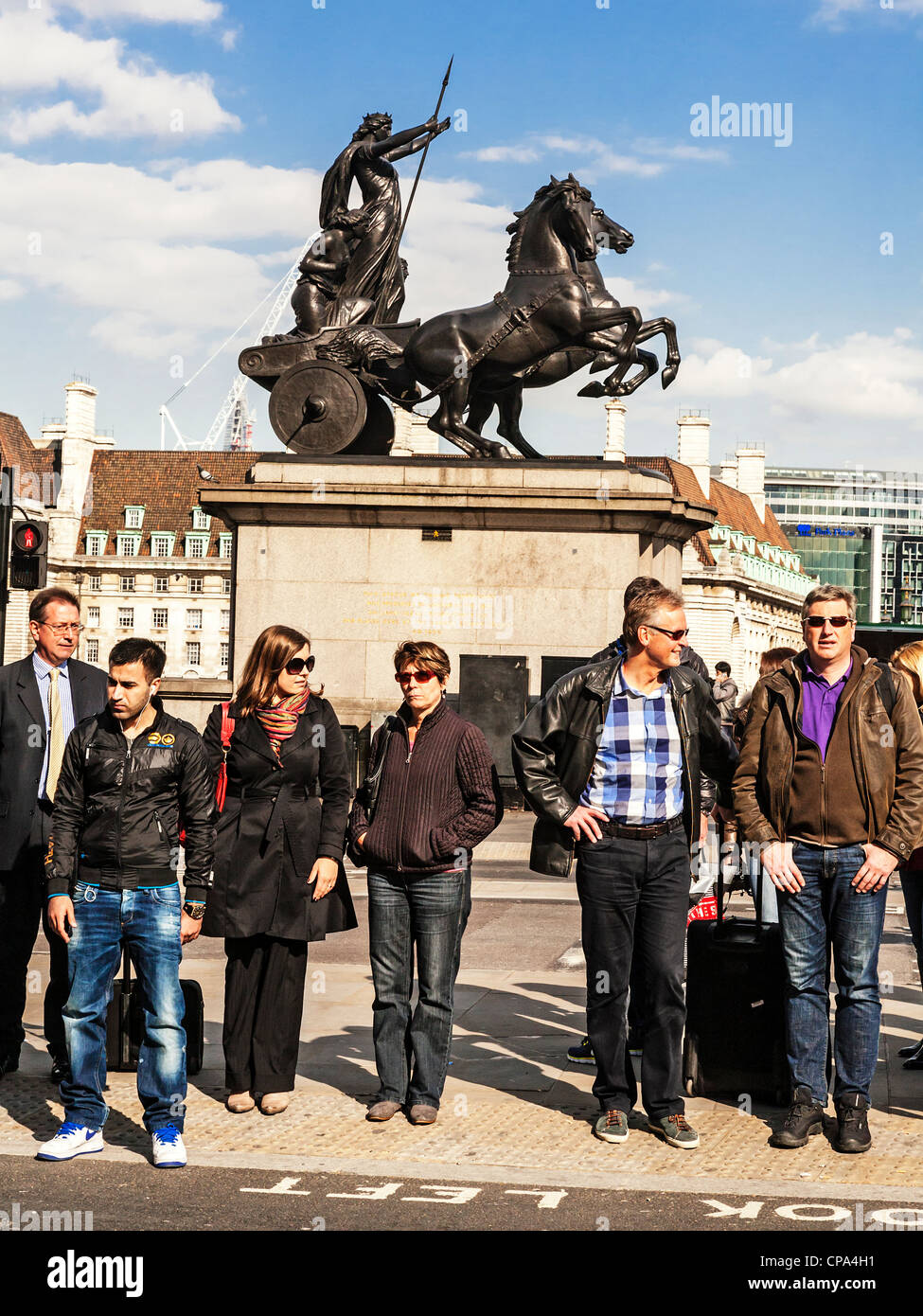 Boadicea chariot sculpture hi-res stock photography and images - Alamy