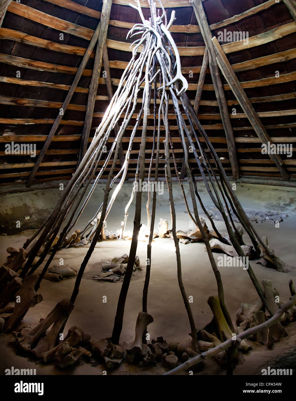 Ancient campfire of prehistorical people in Ukraine Stock Photo - Alamy